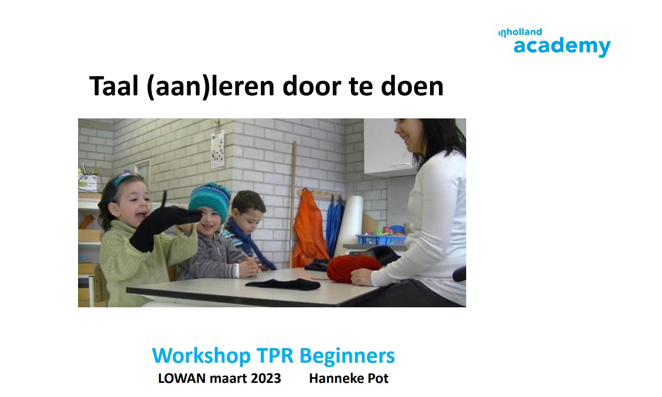 Taal aanleren door te doen - beginners - LOWAN