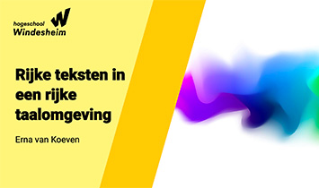 Rijke teksten ook in het nieuwkomersonderwijs! - LOWAN