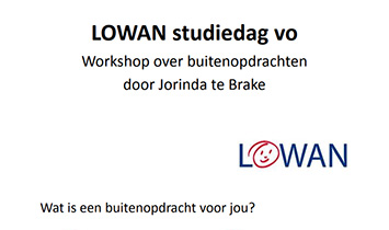 Jas aan en gaan! Buitenschools leren - LOWAN